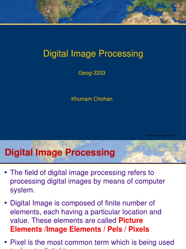 Digital Image Processing Basics | PDF | Electromagnetic Spectrum ...