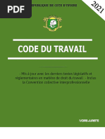 Code du Travail Ivoirien 2025 | PDF | Droit du travail | Relations de ...