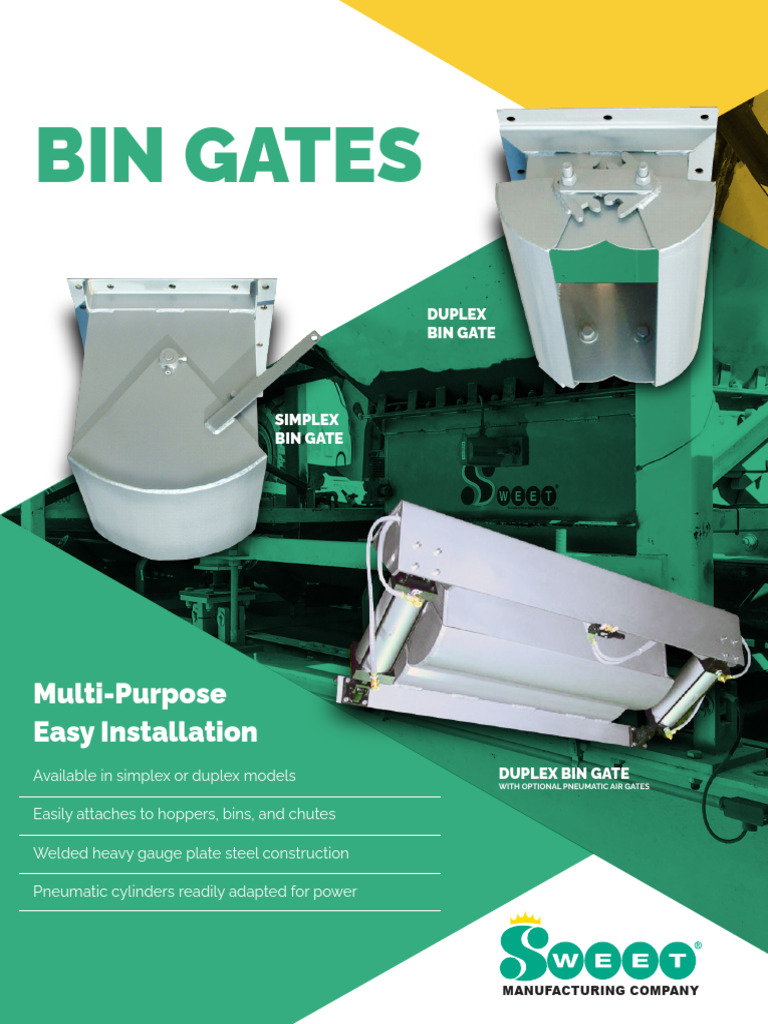 Bin Gates 4 Page Brochure | PDF | Mechanical Engineering
