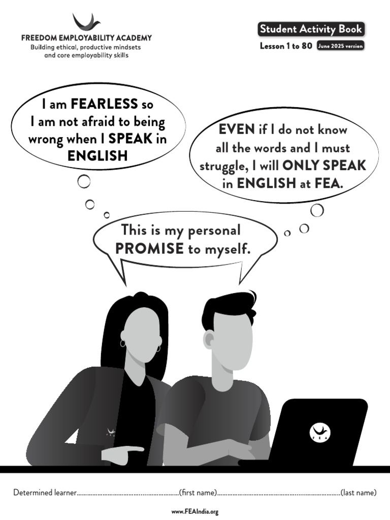 Student Activity Book Lesson 1 80 June 2025 Version | PDF