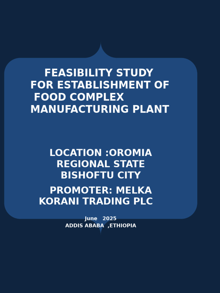 ABRIHAM FLOUR Factory Feasibility Study | PDF | Flour | Pasta