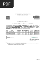 Family Member Certificate Application Guide | PDF | Affidavit | Civil ...