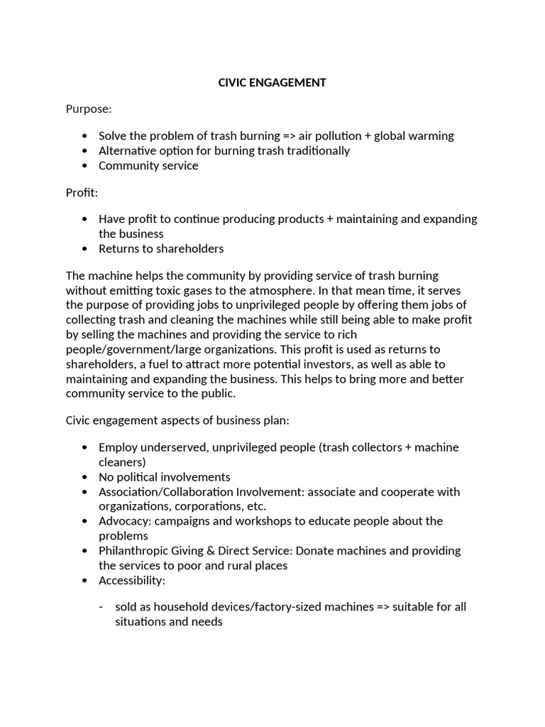 Civic Engagement | PDF