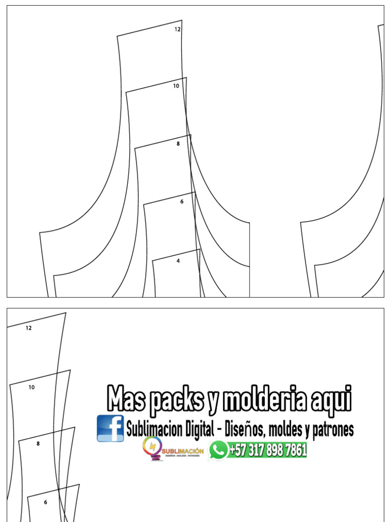 Molde Body Niña | PDF