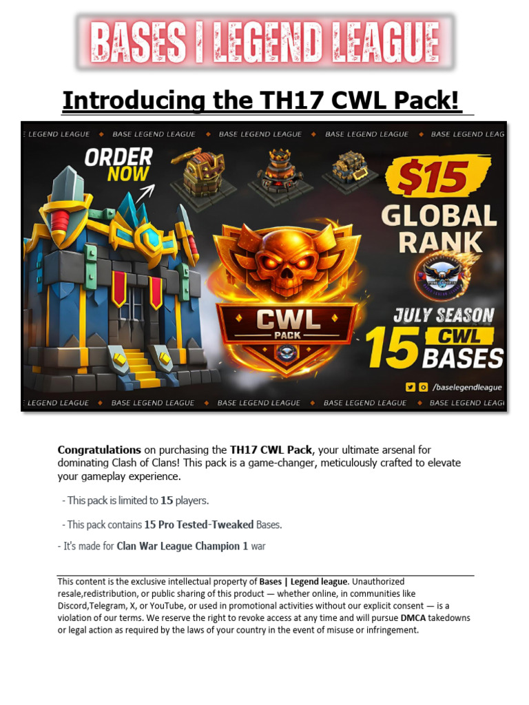 Th17 CWL July Pack x15-01 | PDF | Copyright Law | Intellectual Property Law