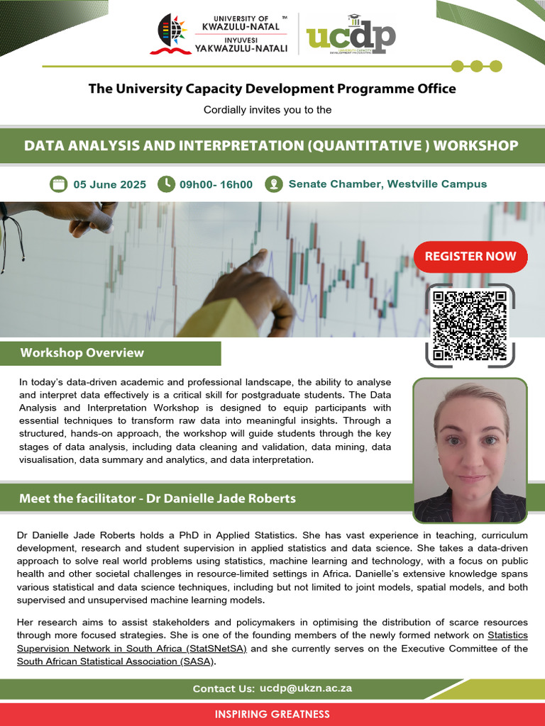 Face To Face - Data Analysis and Interpretation (Quantitative) Workshop ...