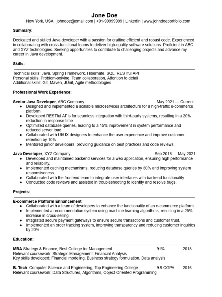 Resume Building Kit (Templates + Sample Files) | PDF | Databases ...