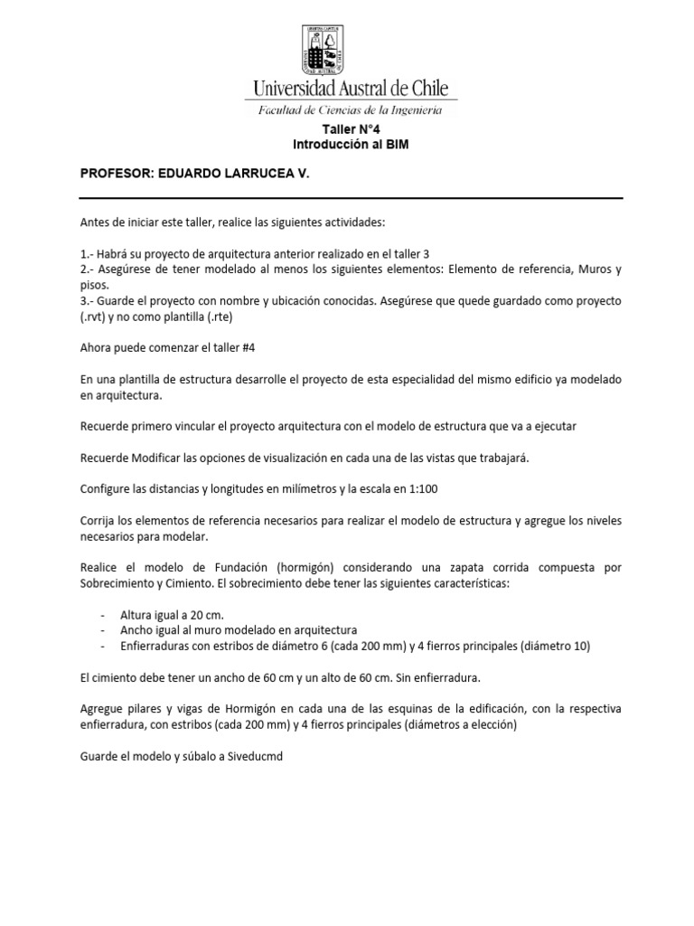 Taller #4 IBIM 2025 | PDF | Fundación (Ingeniería) | Ingeniería estructural