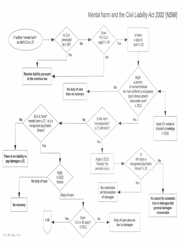 Mental Harm Flowchart | PDF