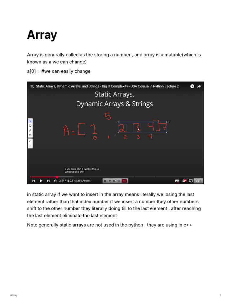 Array (Leet DSA) | PDF
