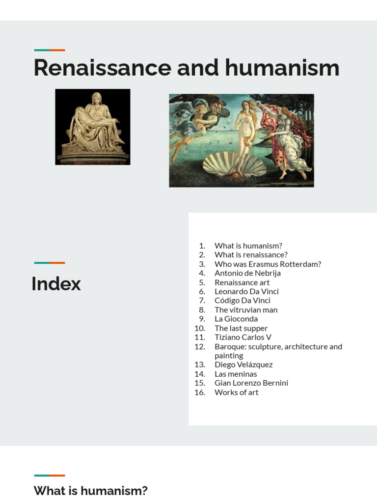 Renaissance Humanism and Art Overview | PDF | Baroque | Renaissance