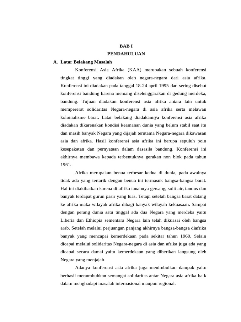 Sejarah KAA | PDF