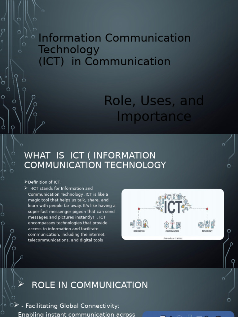 Information Communication Technology New | PDF | Information And ...
