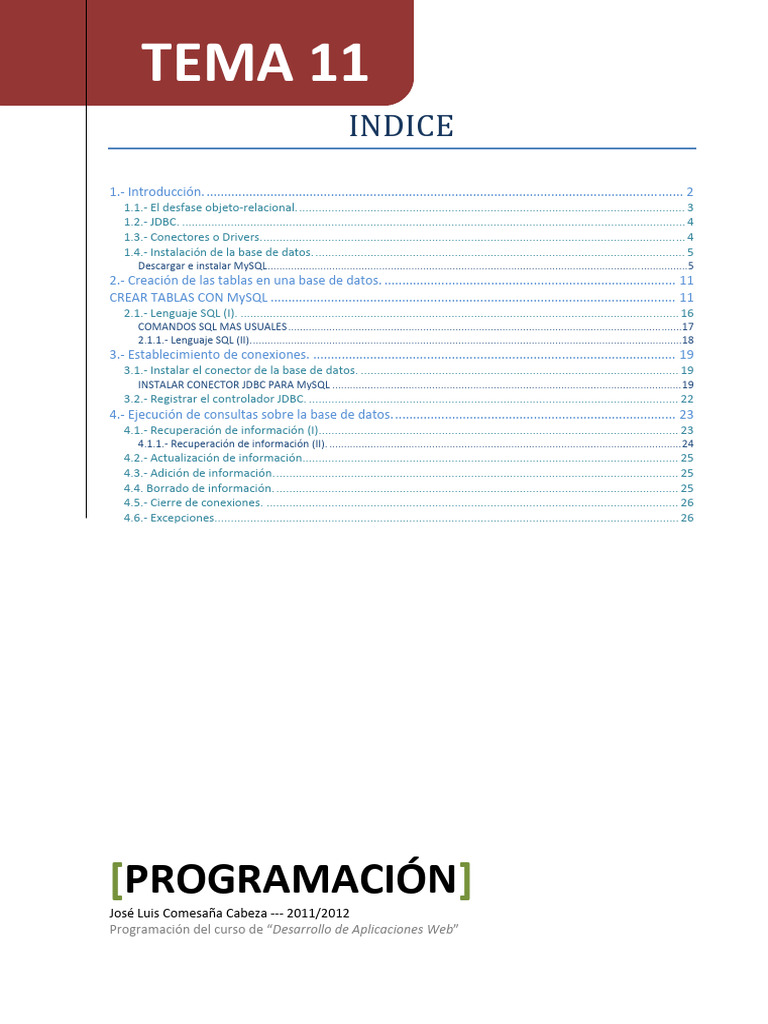 PR11 | PDF | SQL | Bases de datos