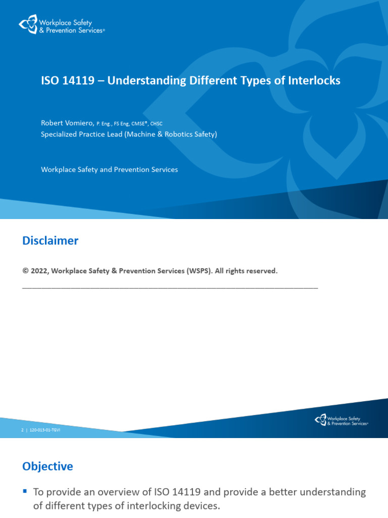 ISO 14119 - Understanding Different Types of Interlocking Devices | PDF | International ...