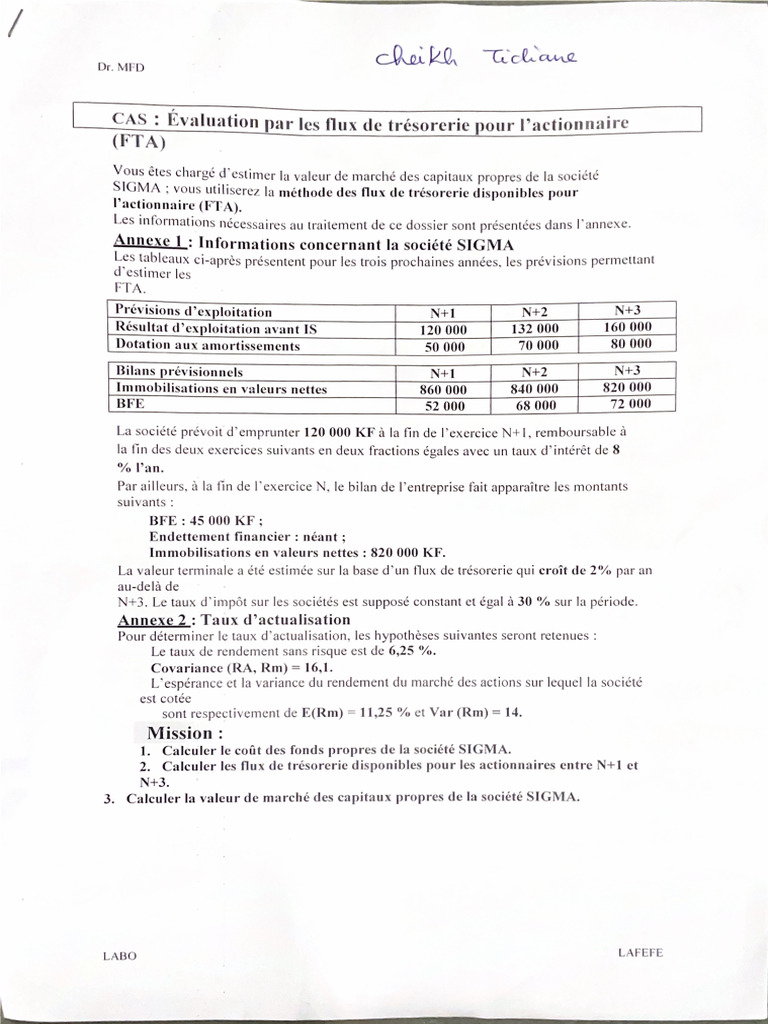 Application 1 FTD Cheikh Tidiane | PDF