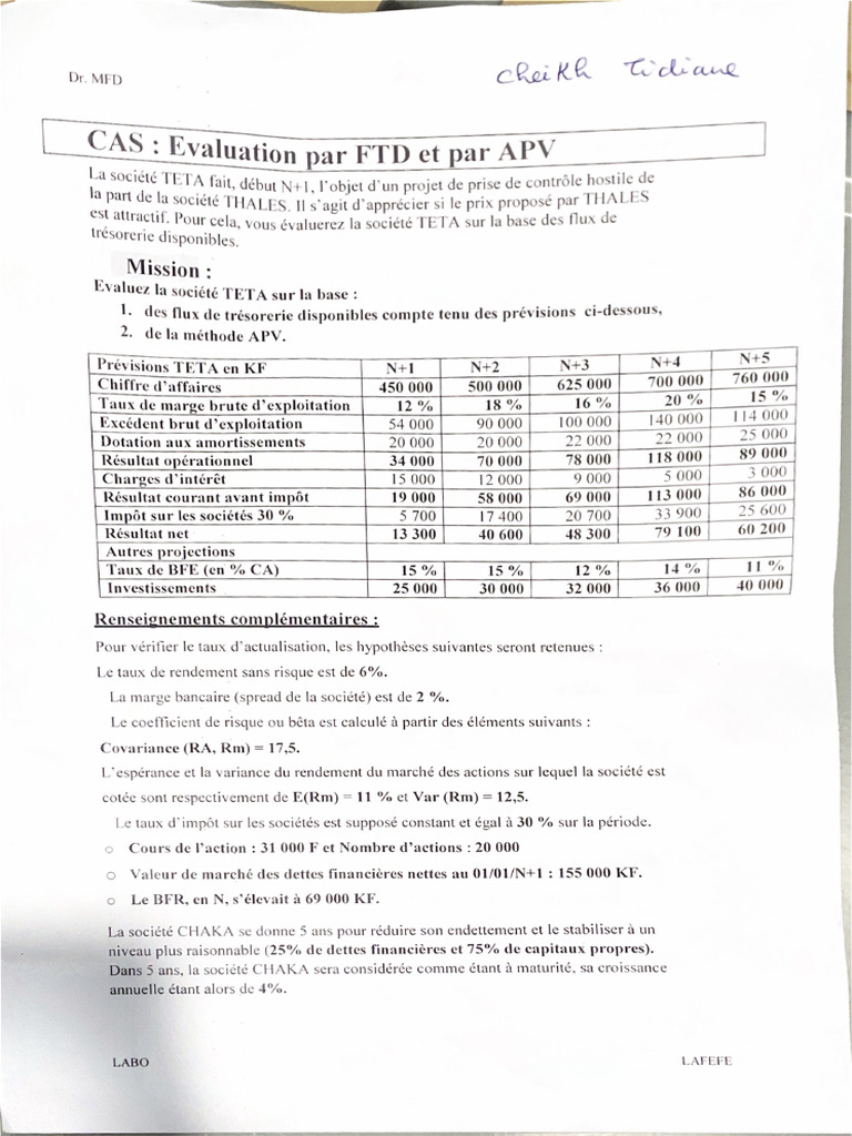 Application FTD VAA Cheikh Tidiane | PDF