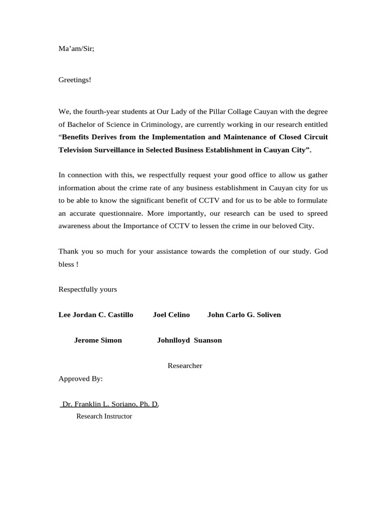 Approval Letter | PDF