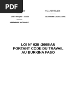 Code du Travail en RDC 2024 | PDF | Loi | Business