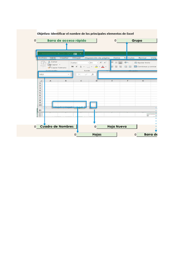 .Taller Práctico. Conceptos Básicos y Ambiente de Trabajo en Microsoft Excel. AA1-EV03 | PDF ...