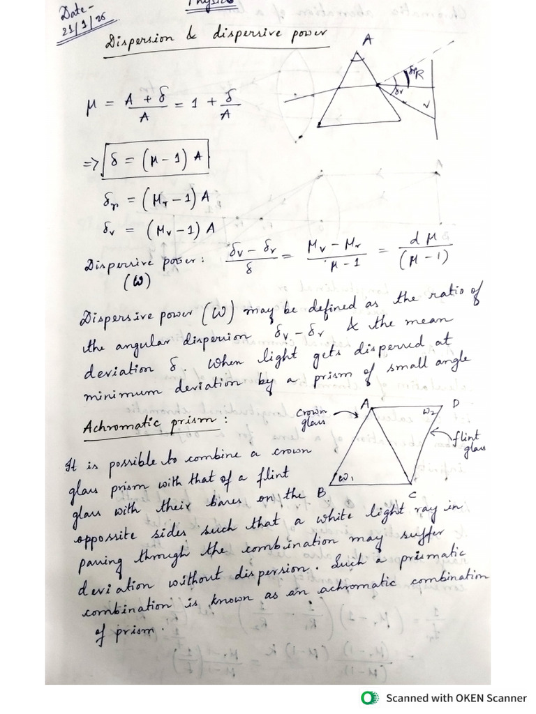 Physics (Aparna Ma'Am) (Mid +end) | PDF