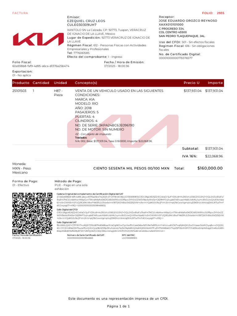 Refa Rio 18 | PDF | Impuestos | Pagos