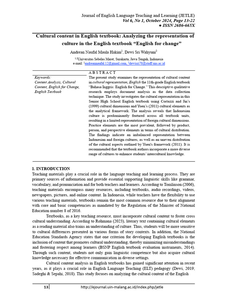 Teori Keterkaitan Budaya Dengan Bahasa Inggris | PDF | Cross Cultural Communication | Language ...