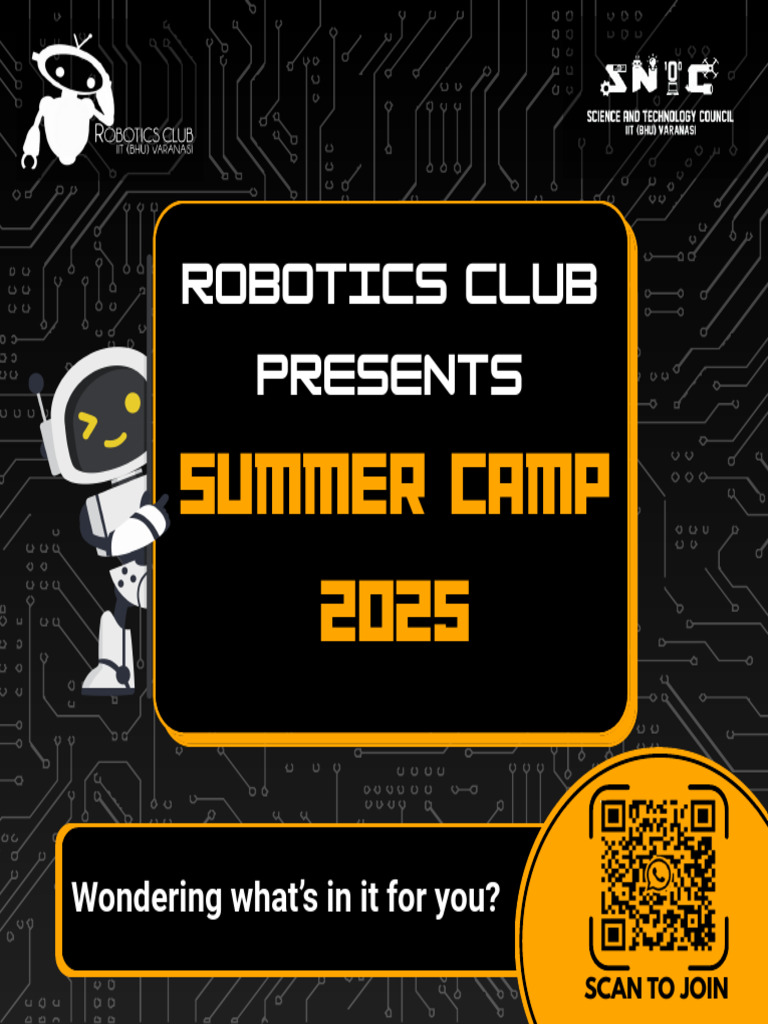 Robotics Summer Camp 2025 Overview | PDF | Unmanned Aerial Vehicle ...