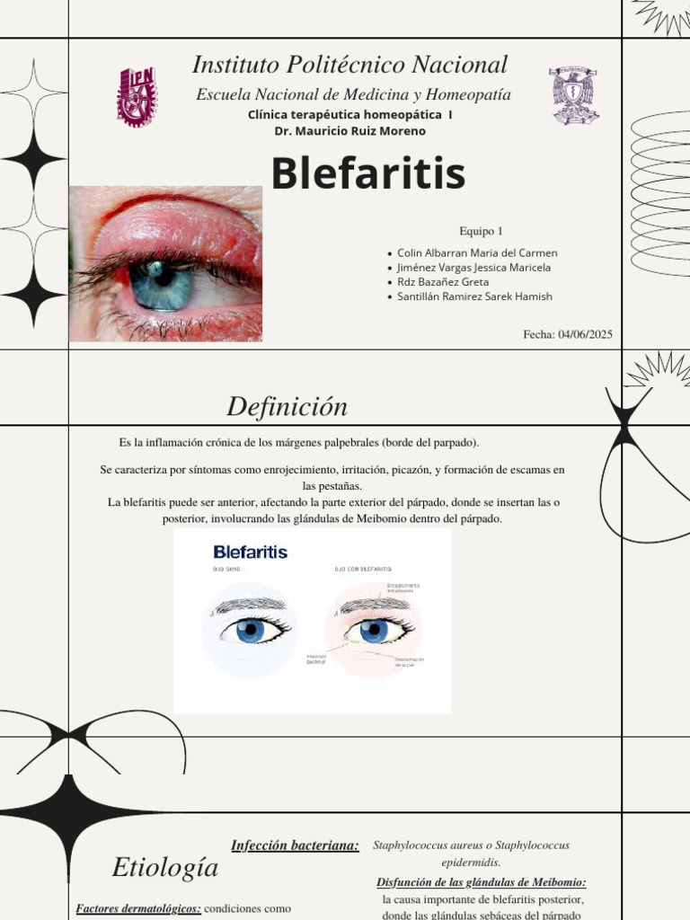 Blefaritis 20250625 001411 0000 | PDF | Medicina CLINICA | Especialidades Medicas