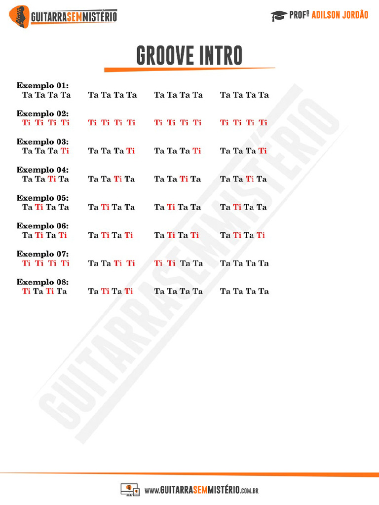 Mod03 Aula02 Groove Intro | PDF