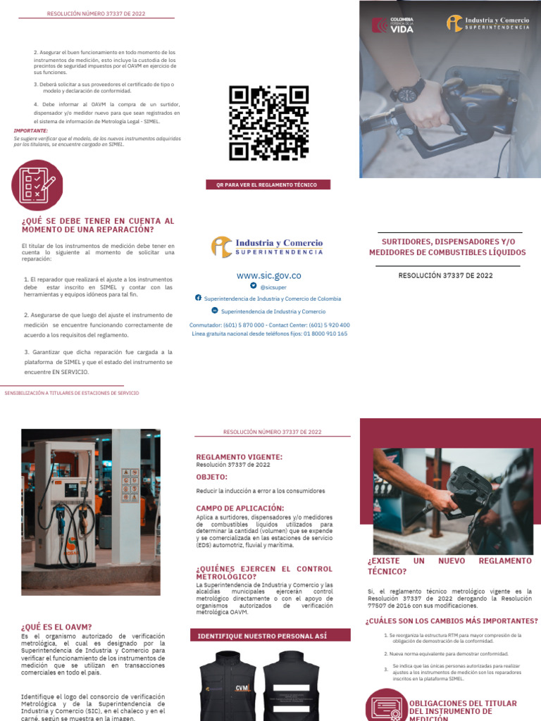 Folleto Surtidores-Rnpc | PDF | Metrología