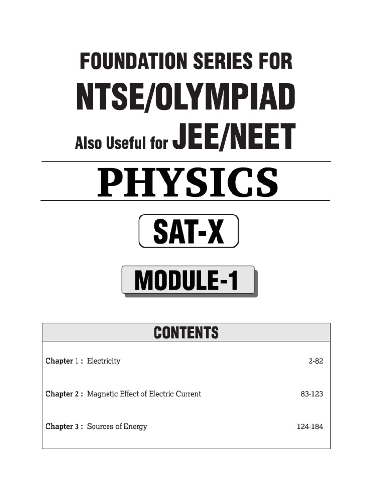 Module 1 (Physics) | PDF | Electrical Resistivity And Conductivity | Electric Charge