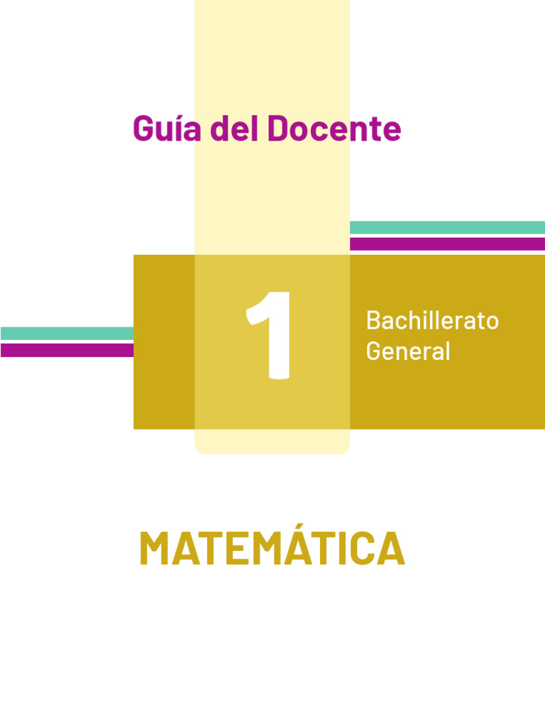 Guia Matematica 1 BG Maya+MinEduc-web | PDF | Plan de estudios | Heurístico