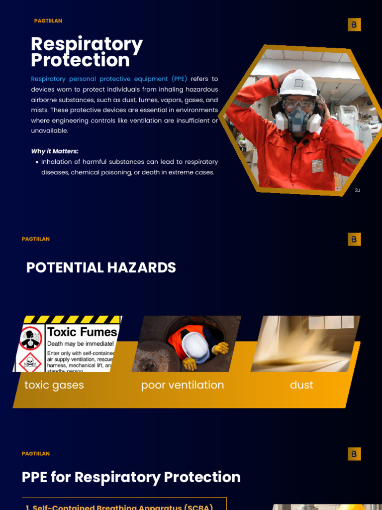 Respiratory Protection: Respiratory Personal Protective Equipment (PPE ...