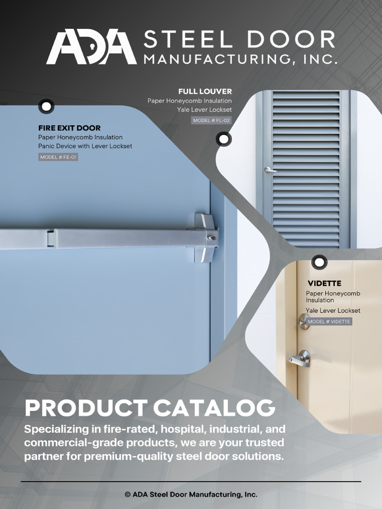 ADA Steel Door Catalog 1 | PDF