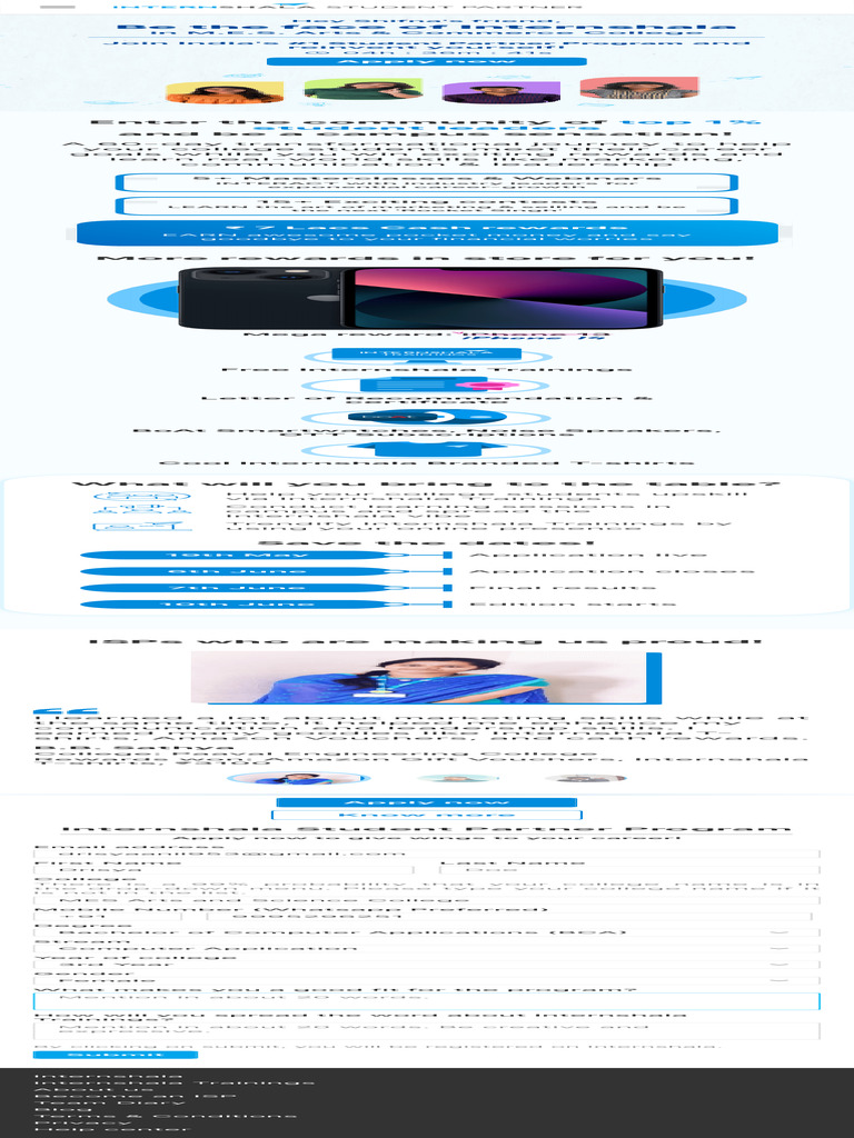 Internshala Student Partner India's #1 Student Community | PDF