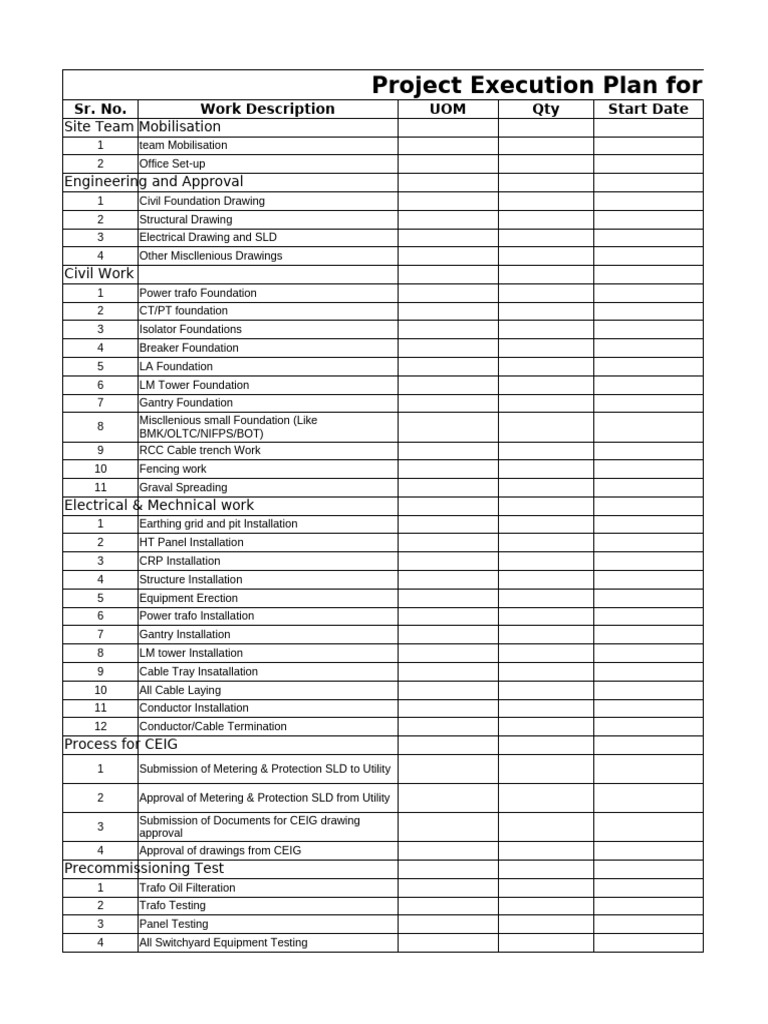 PSS Execution Plan | PDF