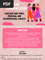 Consultative Speech Style | PDF | Speech | Communication