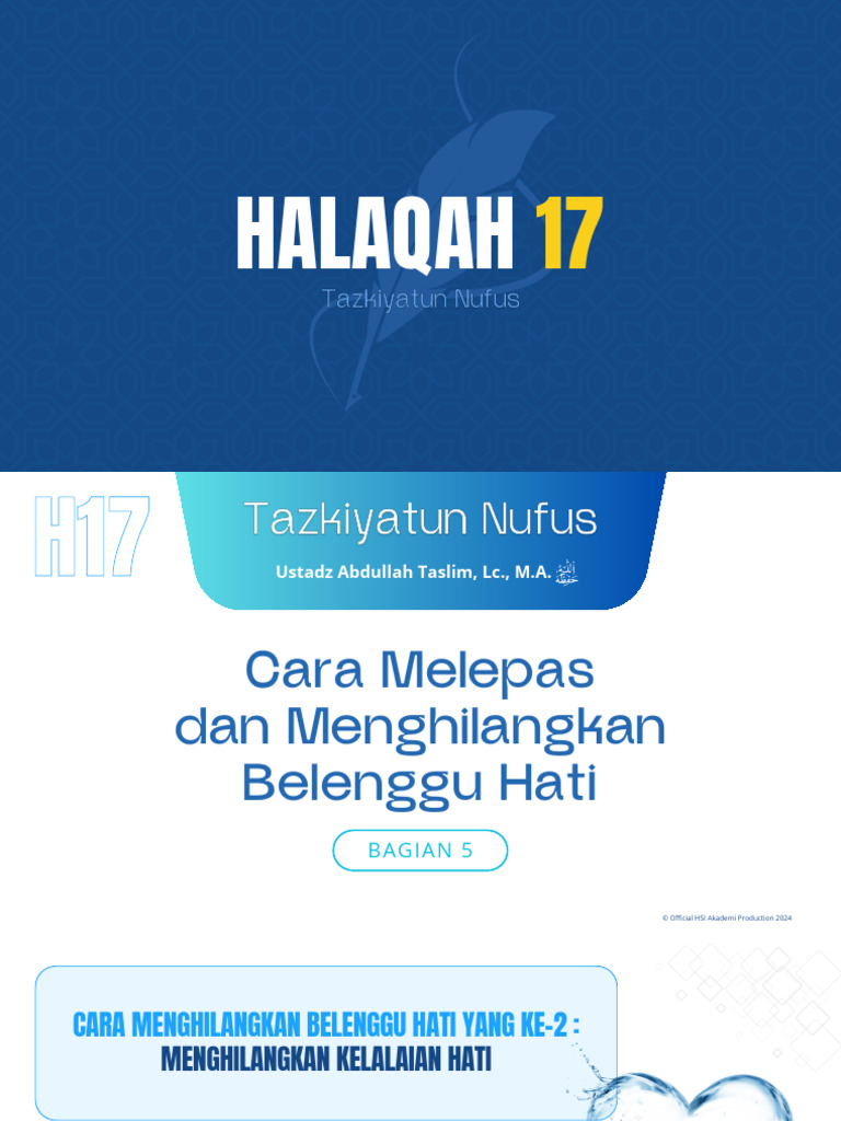 Tazkiyatun Nufus | PDF