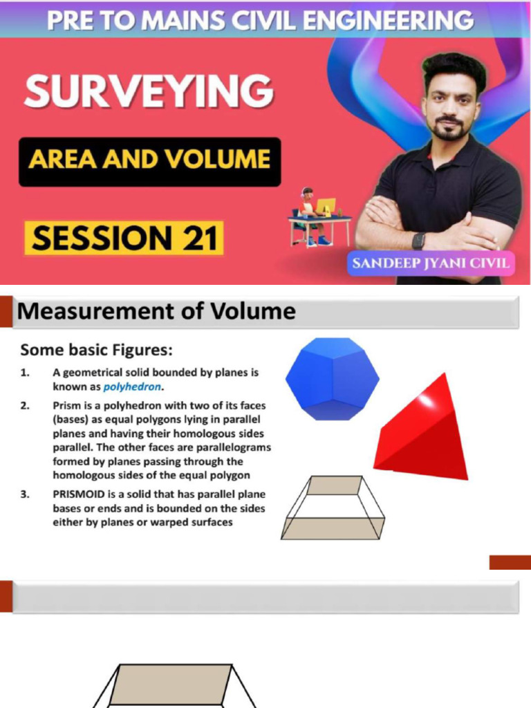 Area and Volume | PDF