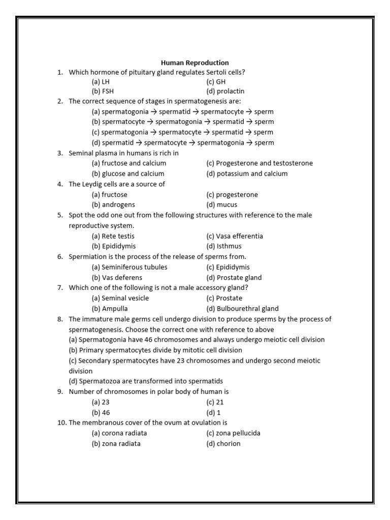 Human Reproductive System Overview | PDF | Biological Processes | Anatomy