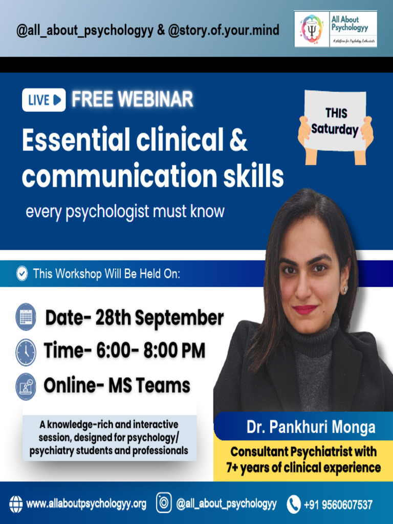 Clinical & Interviewing Skills | PDF | Clinical Psychology | Psychiatrist