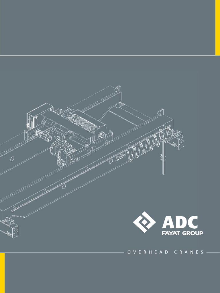 ADC Overhead Cranes Overview | PDF | Crane (Machine) | Mechanical ...