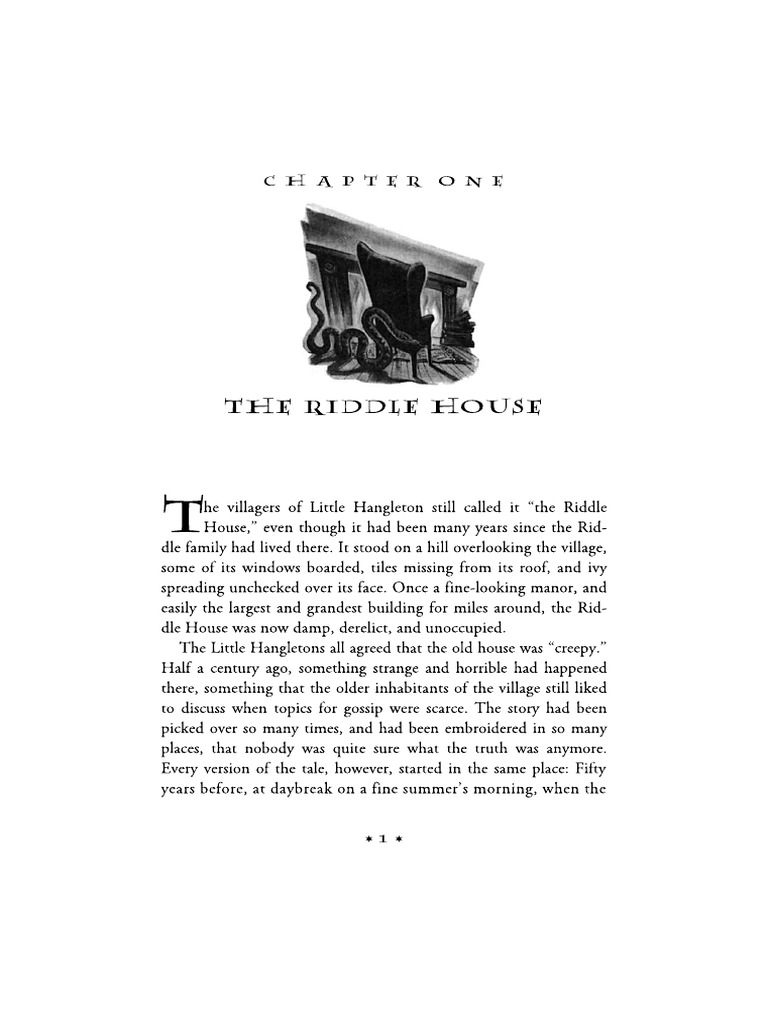 Harry Potter and The Goblet of Fire - Chapter 1 | PDF