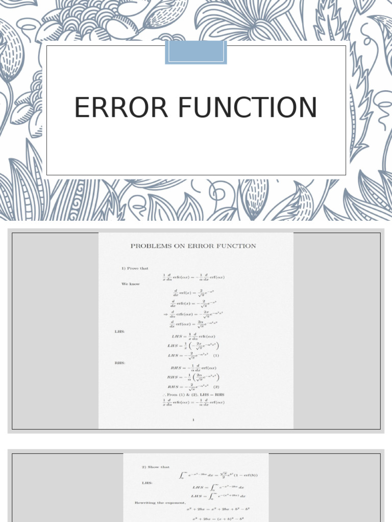 Maths Presentation Pdf