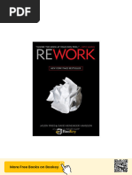 Rework by Jason Fried | PDF | Goal | Entrepreneurship