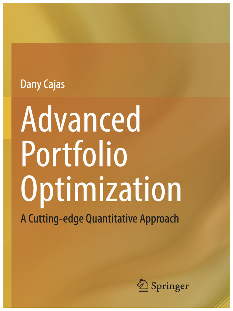 Advanced Portfolio Optimization Content 1736604664 | PDF