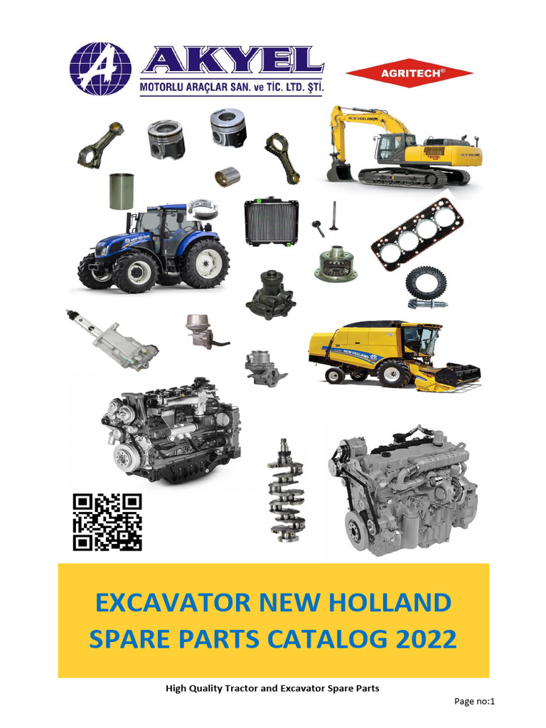 New Holland-Excavator Catalogue 2022 | PDF | Motor Vehicle | Vehicle ...