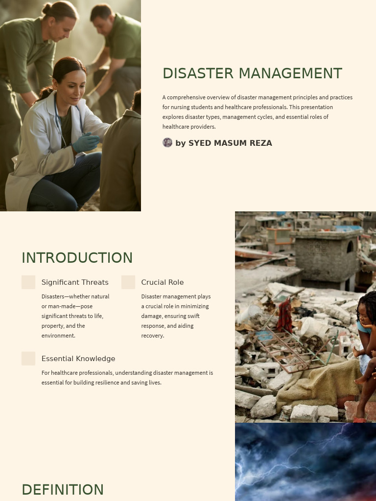 Disaster Management | PDF | Emergency Management | Natural Disasters