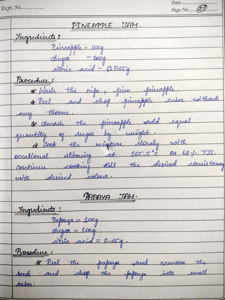 Jam Procedure | PDF